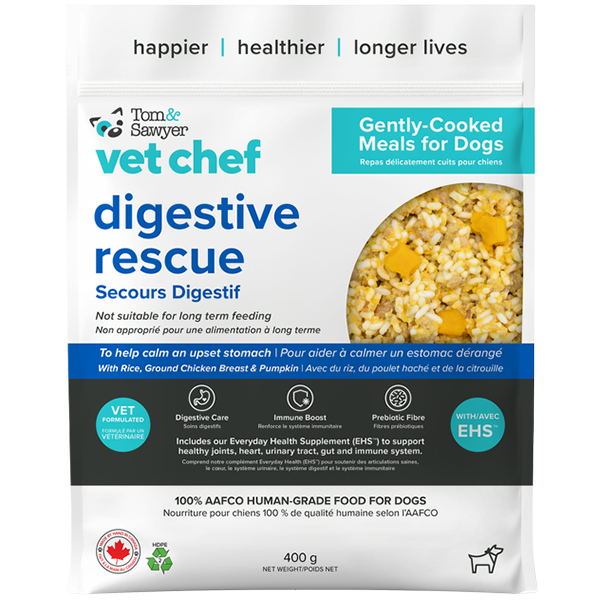 Tom & Sawyer Dog VetChef Digestive Rescue 18/400g